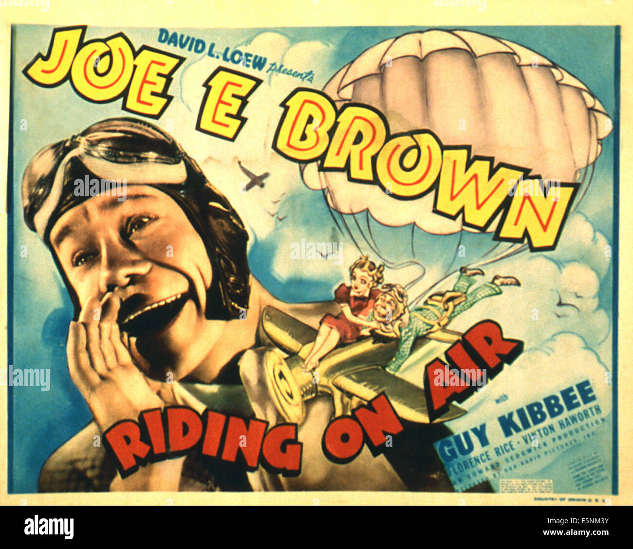 RIDING ON AIR, Joe E Brown, 1937 Stock Photo - Alamy