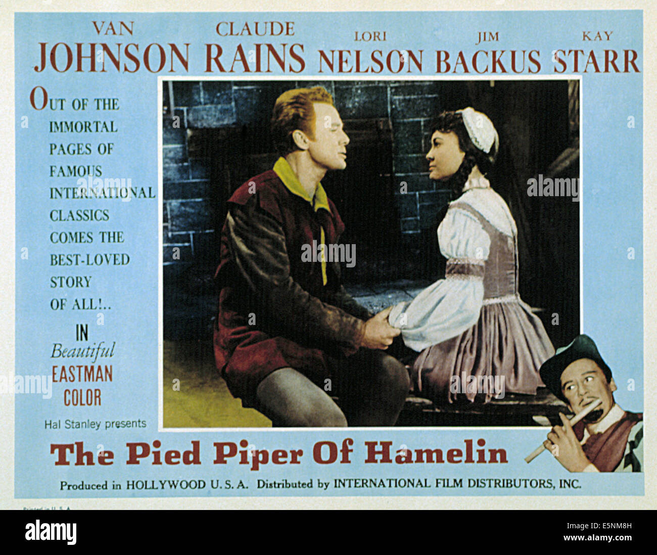 THE PIED PIPER OF HAMELIN, Van Johnson, Lori Nelson, 1957 Stock Photo ...