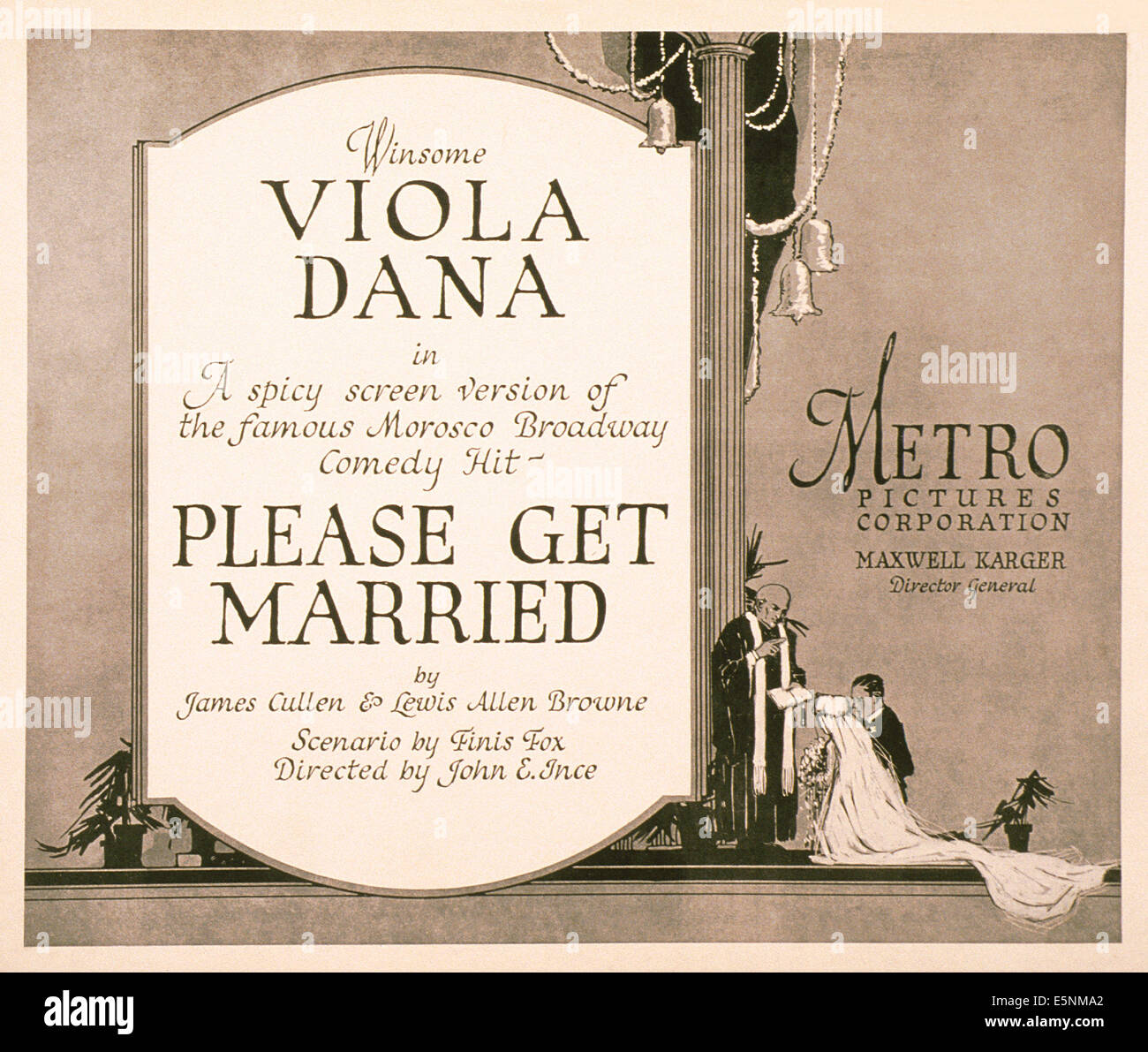 PLEASE GET MARRIED, US poster, 1919 Stock Photo - Alamy