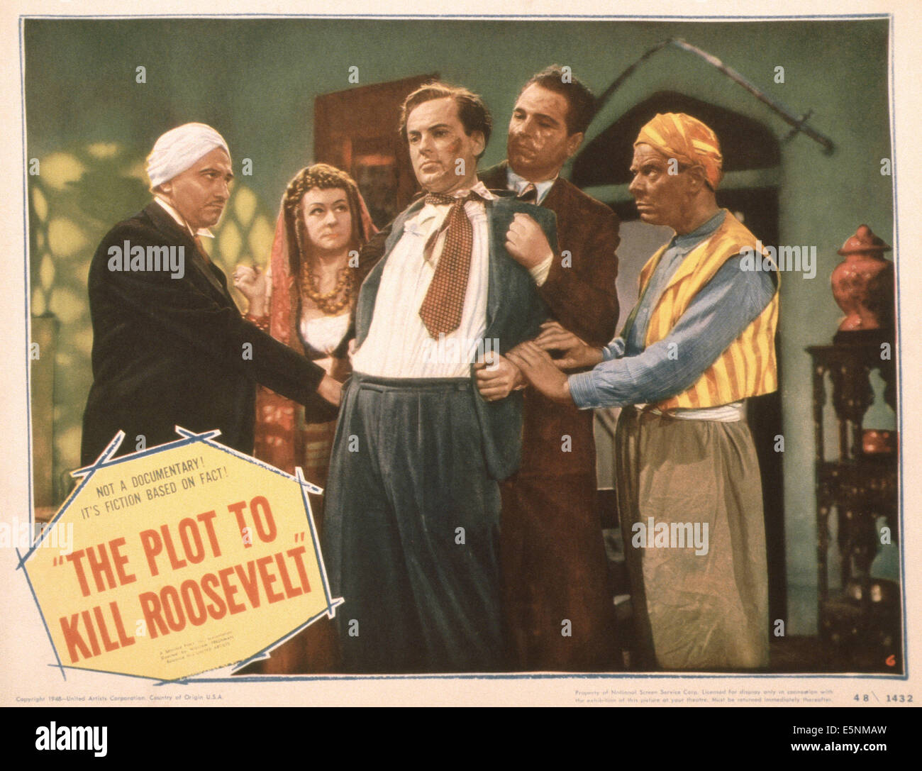 THE PLOT TO KILL ROOOSEVELT , (aka TEHERAN), US lobbycaed, Derek Farr ...