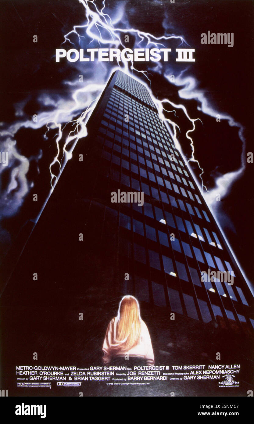 POLTERGEIST III, US poster, 1988, © MGM/courtesy Everett Collection ...