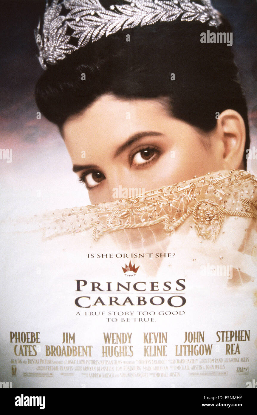 PRINCESS CARABOO, US poster, Phoebe Cates, 1994, © TriStar/courtesy ...