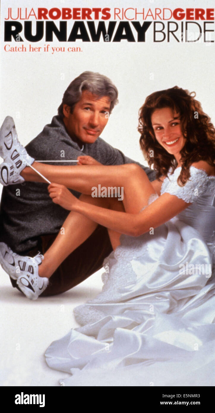 RUNAWAY BRIDE, Poster Art, Richard Gere, Julia Roberts, 1999 Stock ...