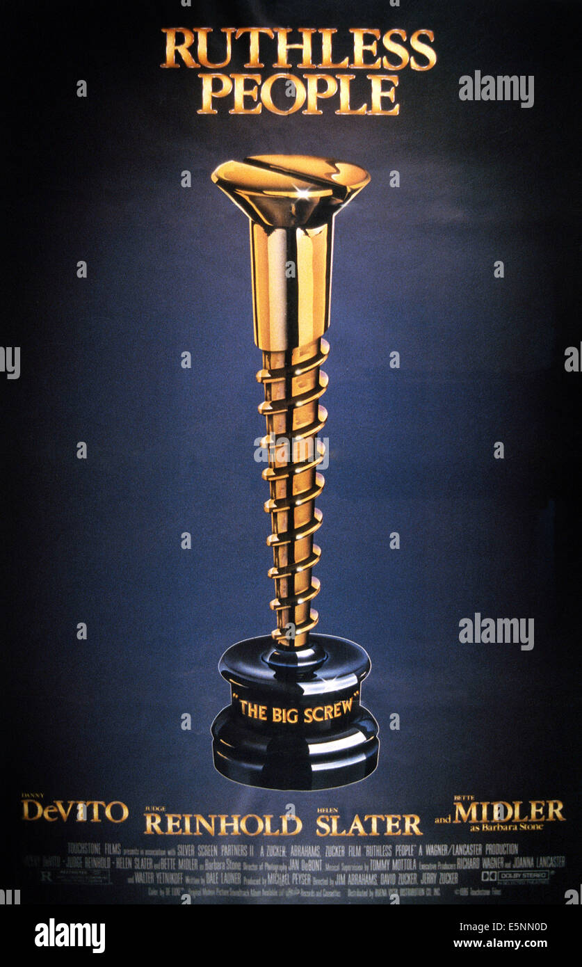 Ruthless people poster hi-res stock photography and images - Alamy