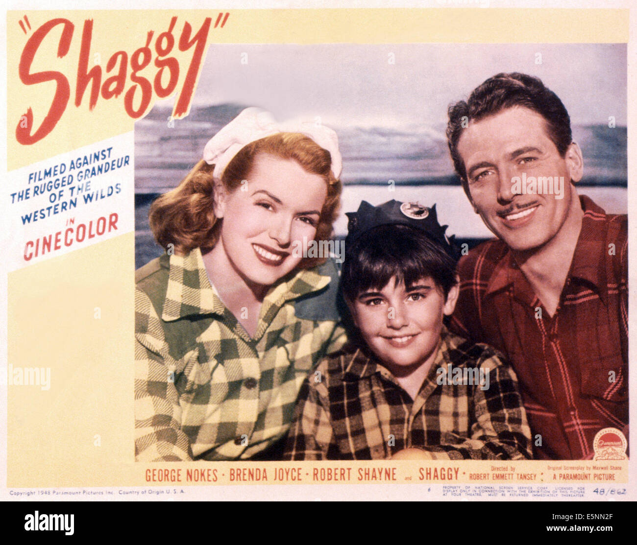 SHAGGY, US lobbycard, from left: Brenda Joyce, Georgie Nokes, Robert ...
