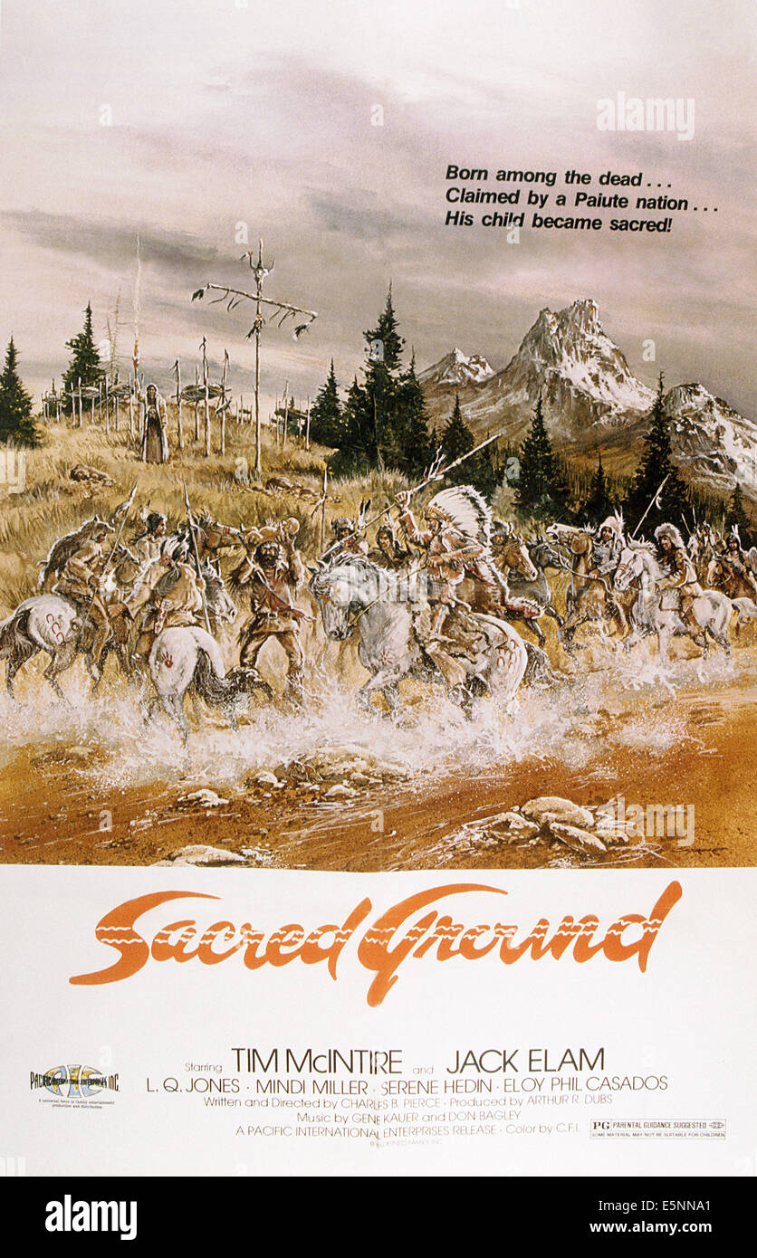 SACRED GROUND, US poster, 1983, © Pacific International/courtesy ...