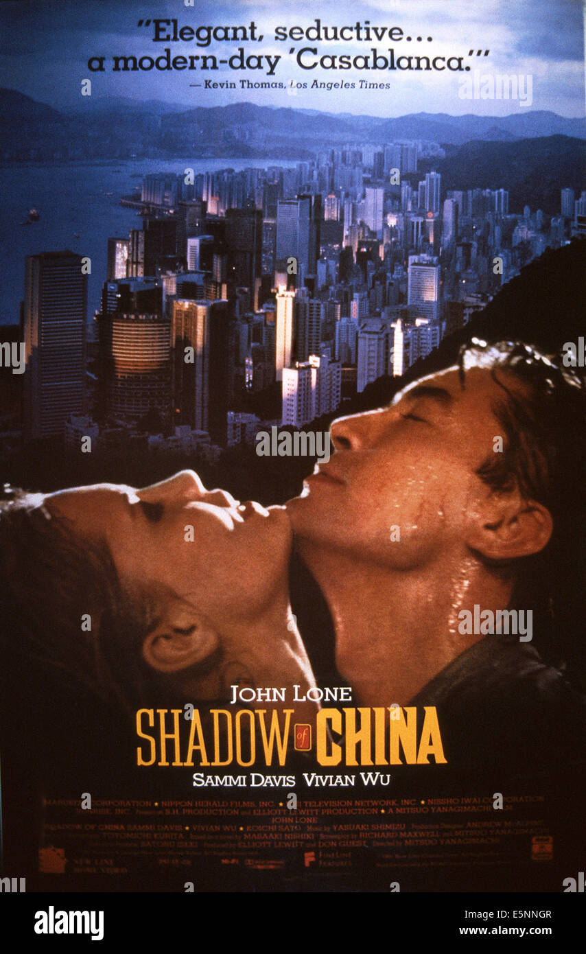 SHADOW OF CHINA, US poster, from left: Sammi Davis, John Lone, 1990 ...