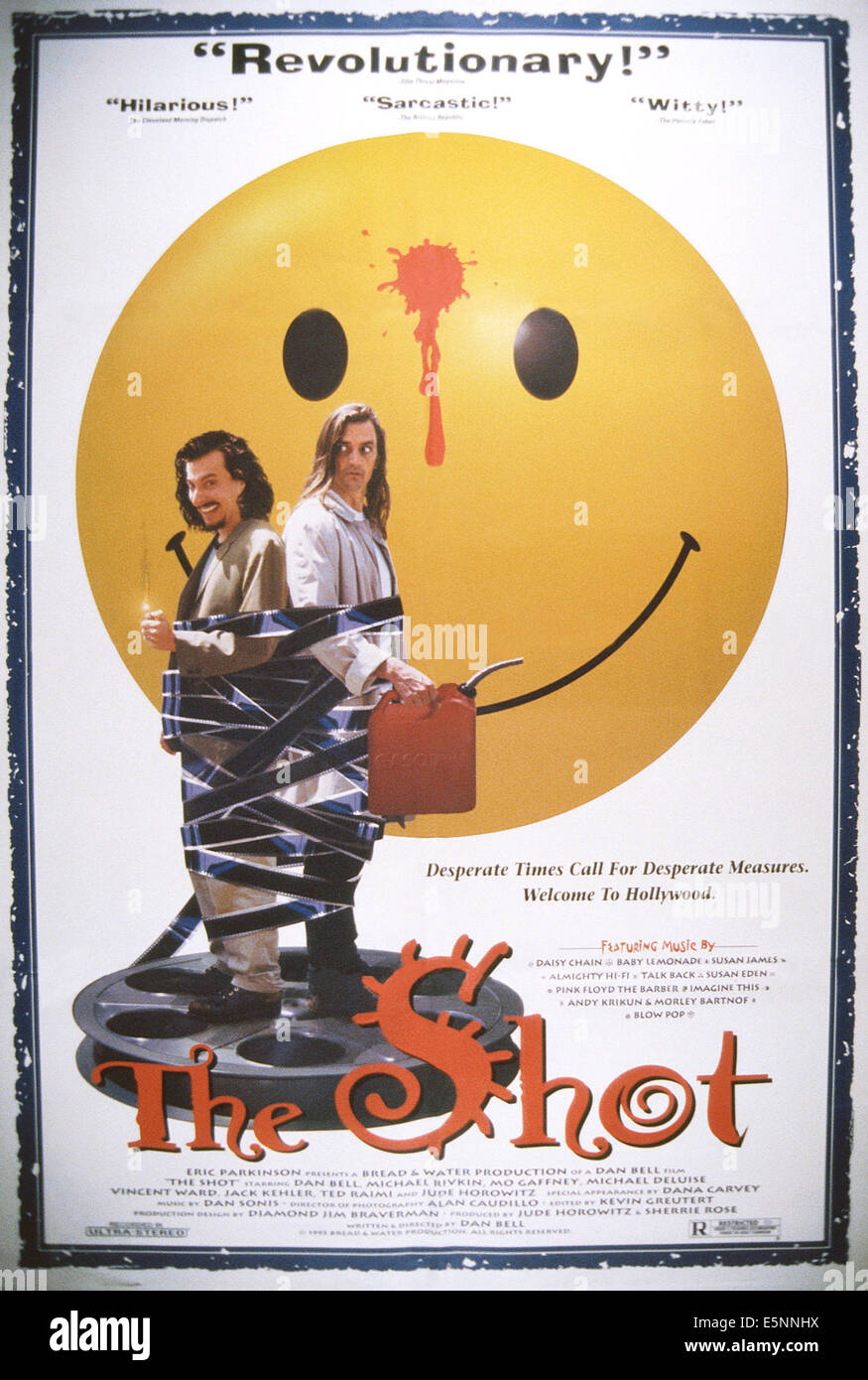THE SHOT, US poster art, from left: Michael Rivkin, Dan Bell, 1996 ...