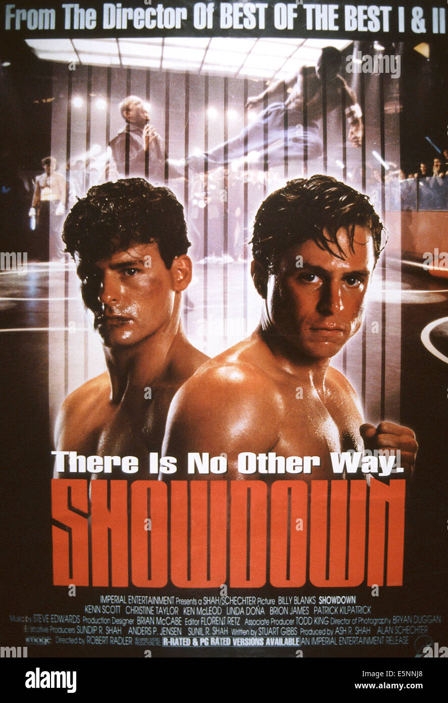 SHOWDOWN, (aka AMERICAN KARATE TIGER), US poster art, Ken McLeod, Kenn ...