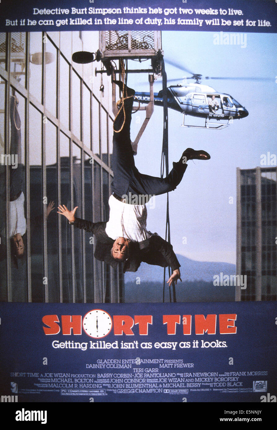 SHORT TIME, US poster art, Dabney Coleman, 1990. TM & Copyright ©20th ...