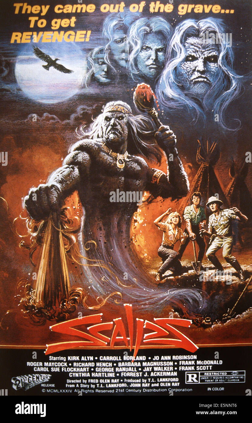 SCALPS, US poster art, 1983. ©21st Century Film Corporation/courtesy ...