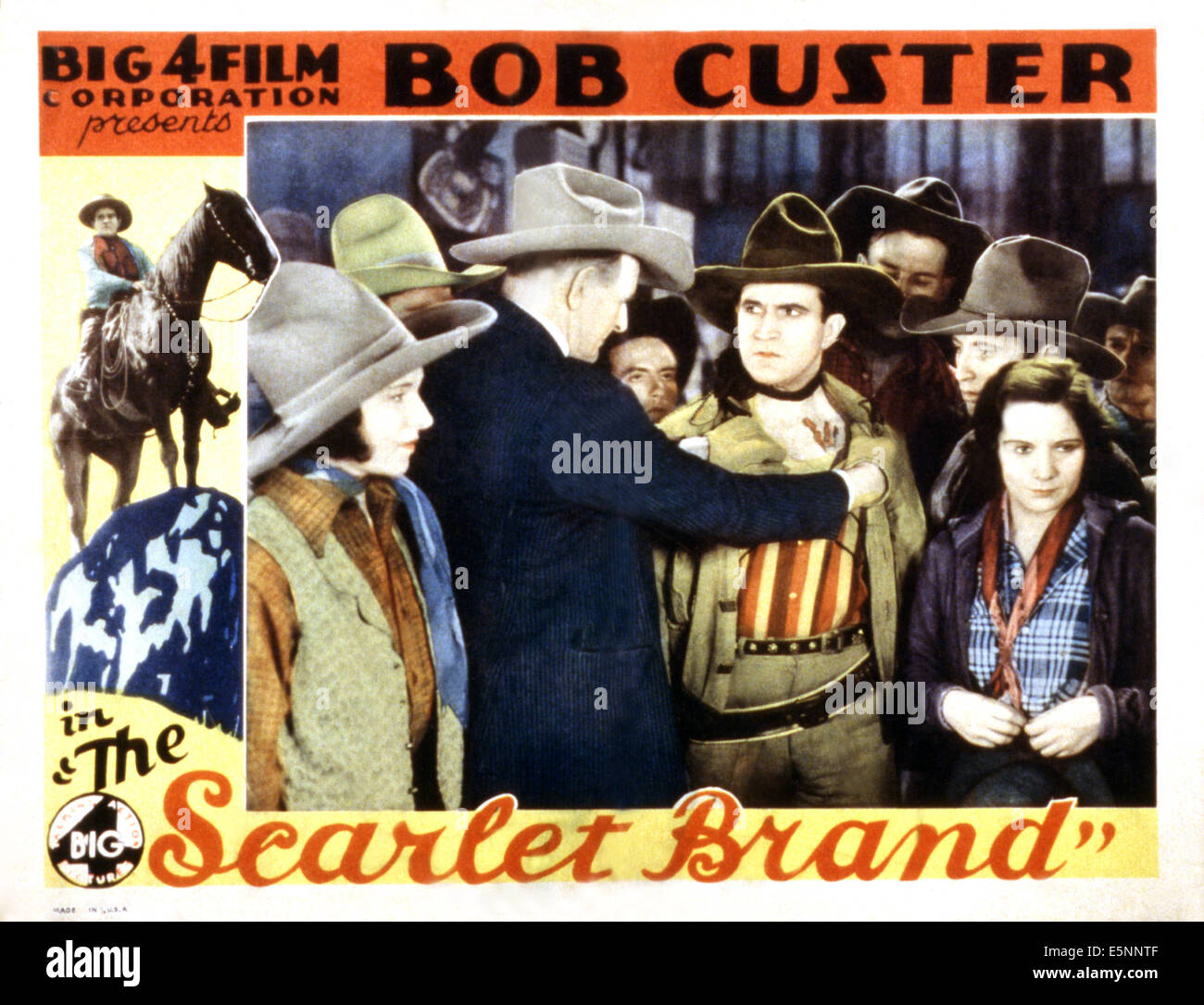 THE SCARLET BRAND, first, second and third from front left: Betty Mack ...
