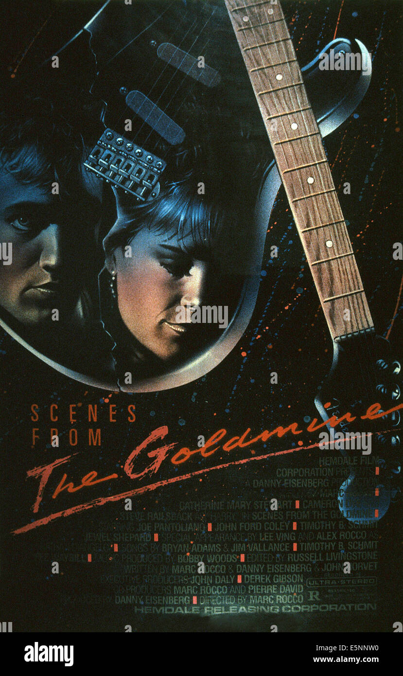 SCENES FROM THE GOLDMINE, from left: Cameron Dye, Catherine Mary ...