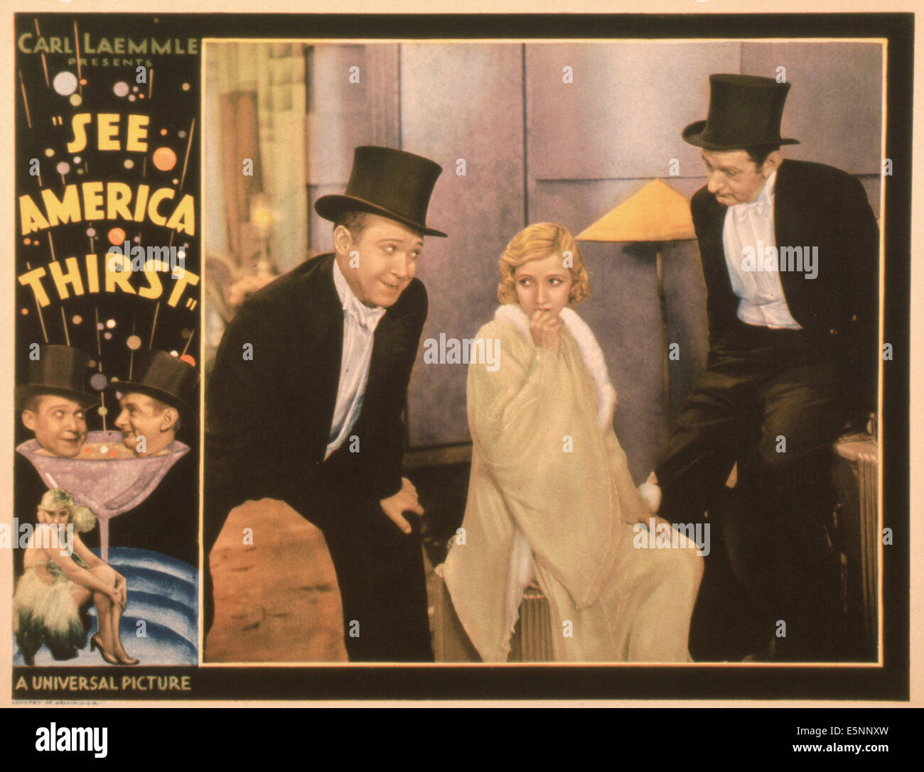 SEE ARMERICA THIRST, US lobbycard, left and center from left: Harry ...