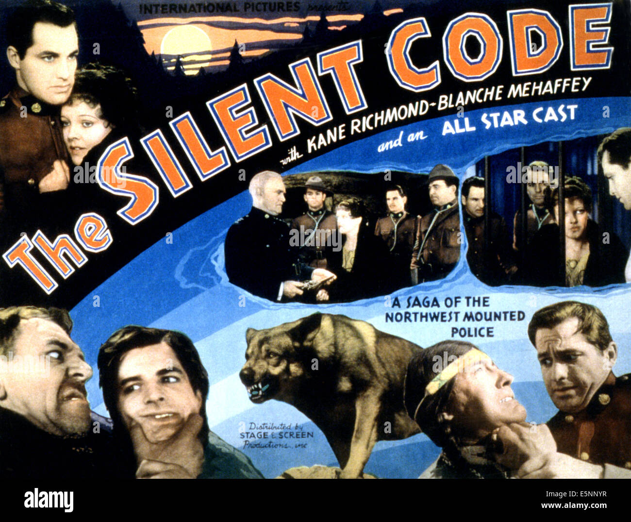 THE SILENT CODE, top left: Kane Richmond, bottom right from left ...