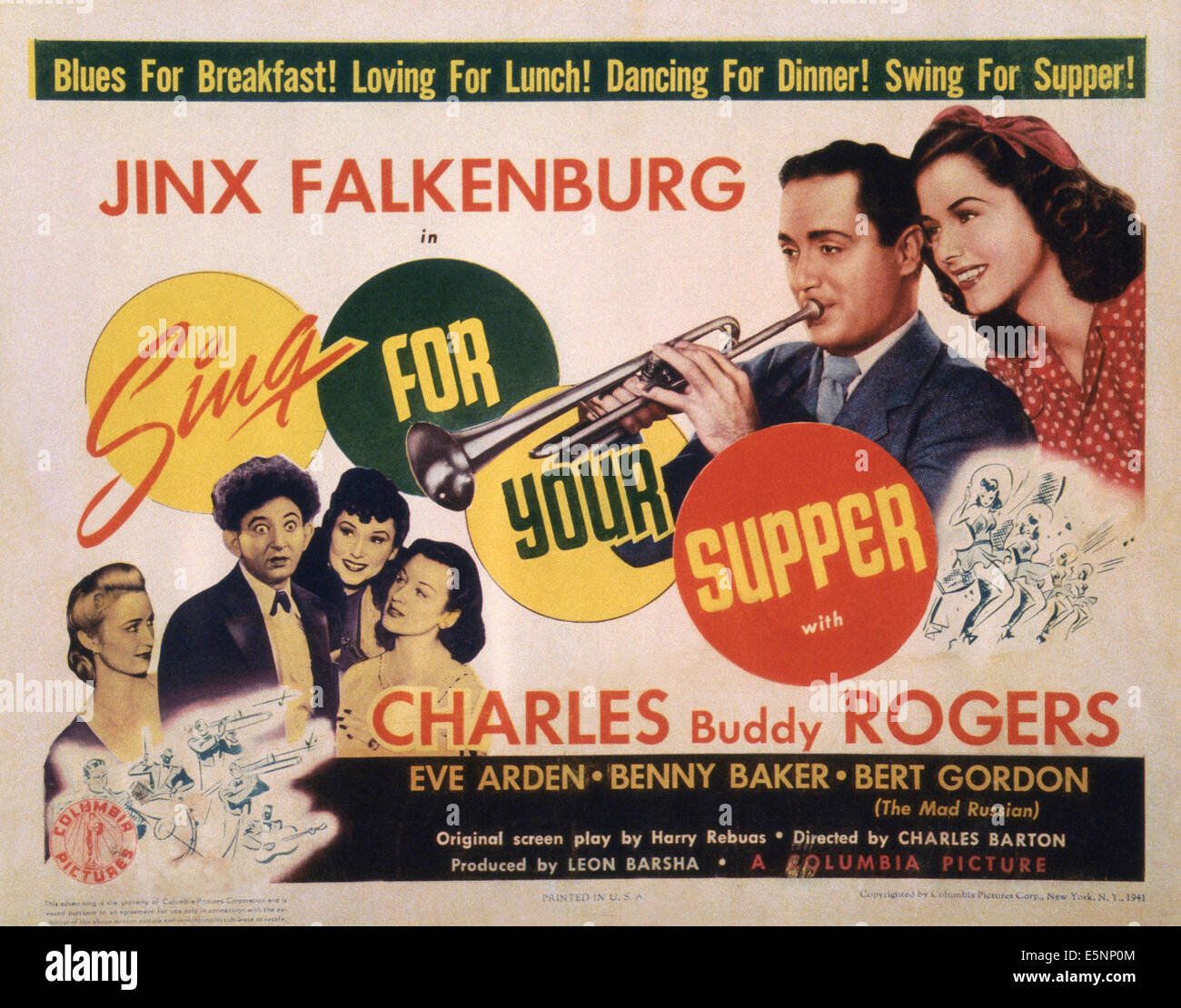 Sing for his supper hi-res stock photography and images - Alamy