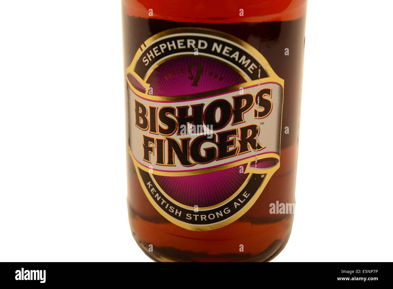 Bishops Finger strong ale Stock Photo - Alamy