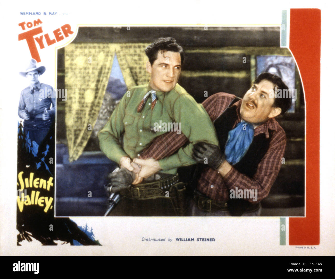 SILENT VALLEY, left: Tom Tyler, 1935 Stock Photo - Alamy