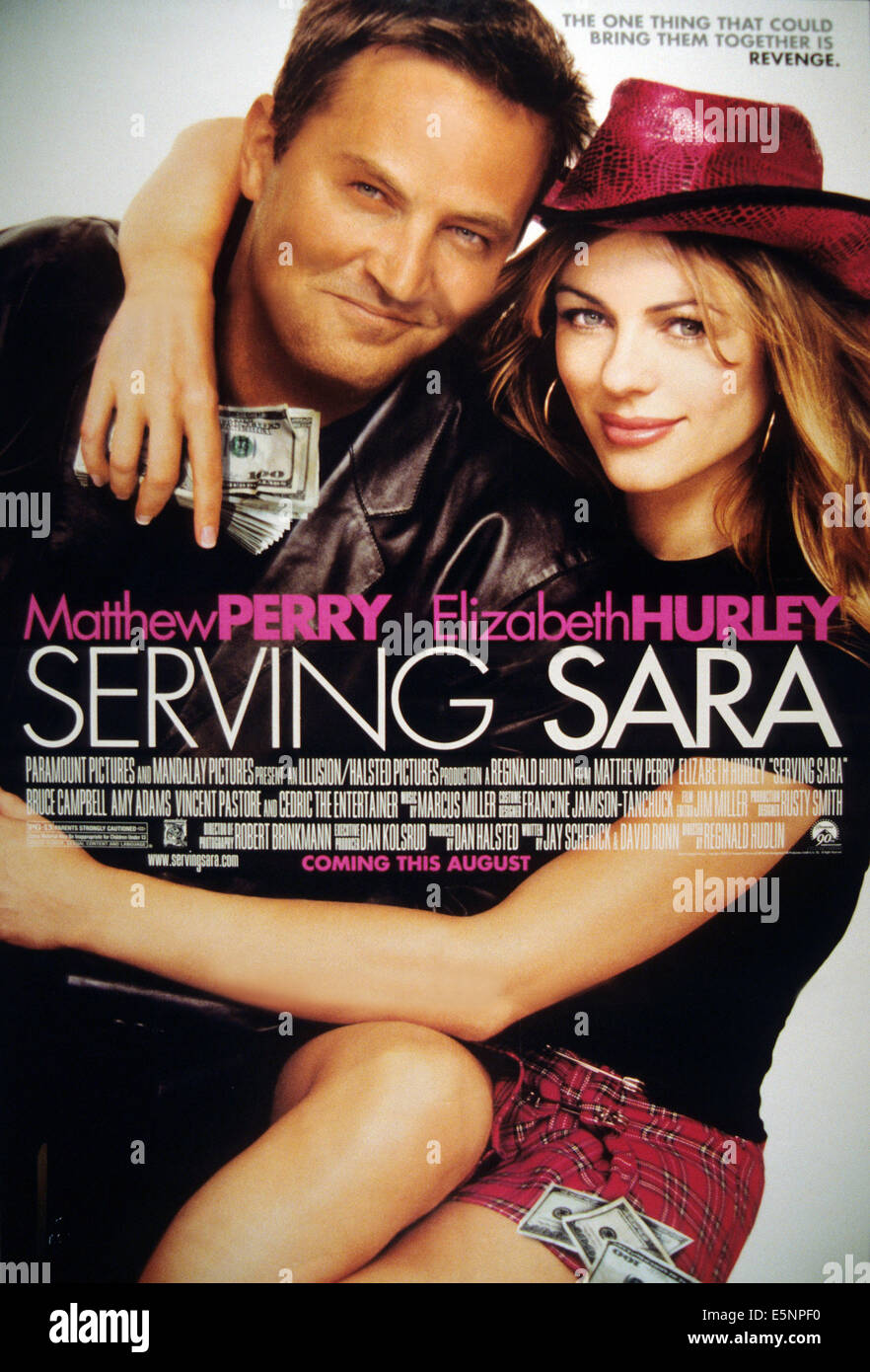 Matthew perry elizabeth hurley serving hi-res stock photography and images - Alamy