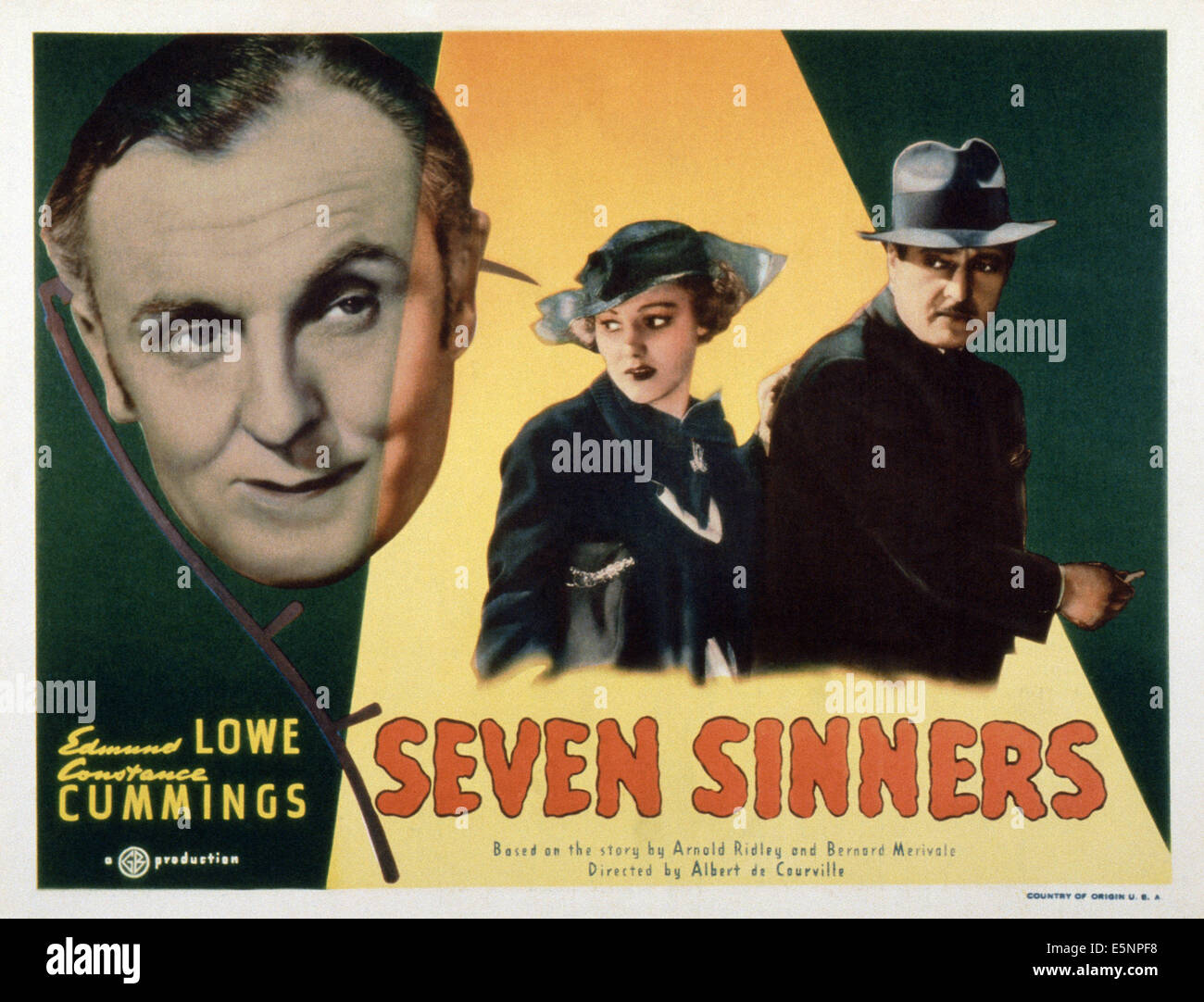 SEVEN SINNERS, (aka DOOMED CARGO) from left: Henry Oscar, Constance ...