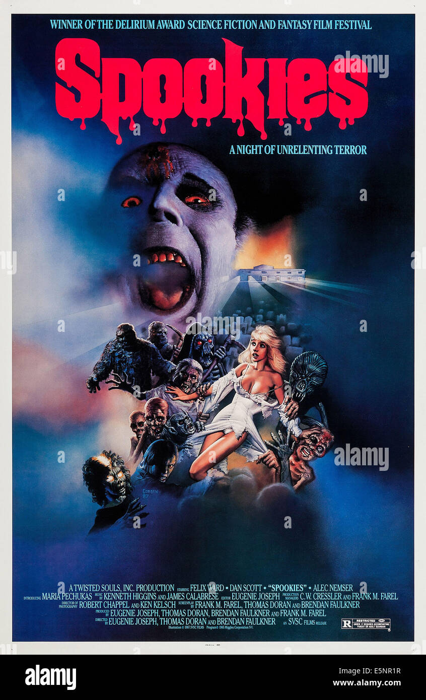 SPOOKIES,US poster art, 1986, © SVSC Films/courtesy Everett Collection ...