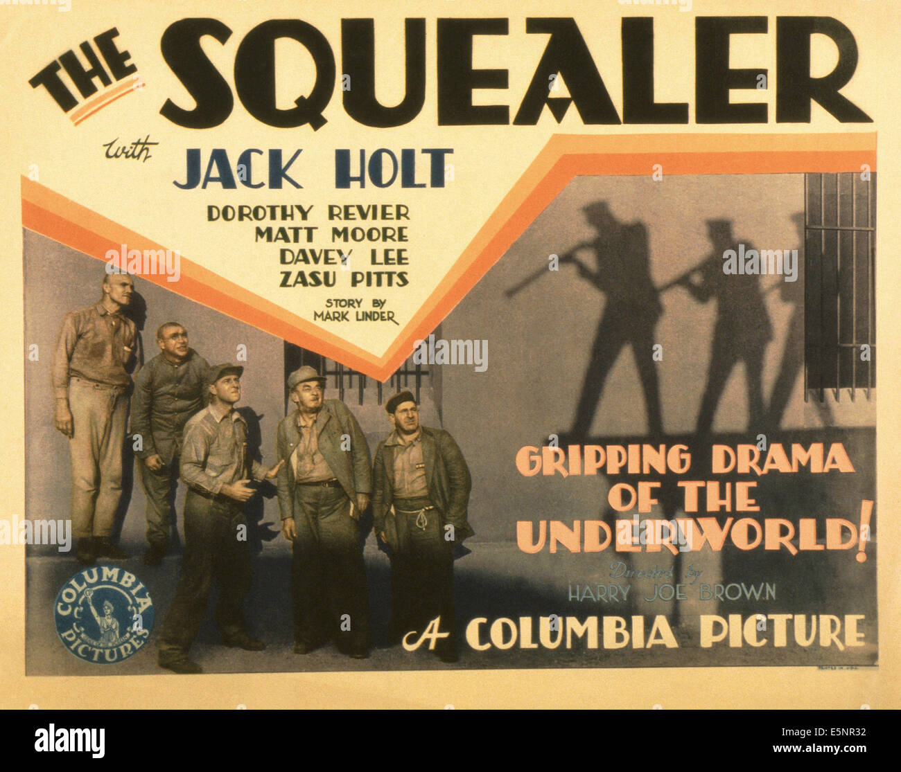 THE SQUEALER, US poster, 1930 Stock Photo - Alamy