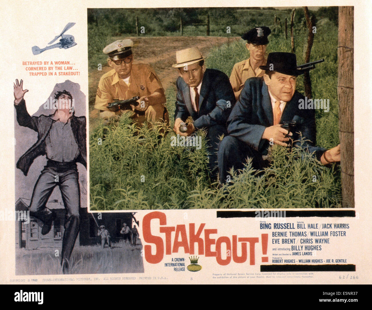 STAKEOUT!, US poster, 1962 Stock Photo - Alamy