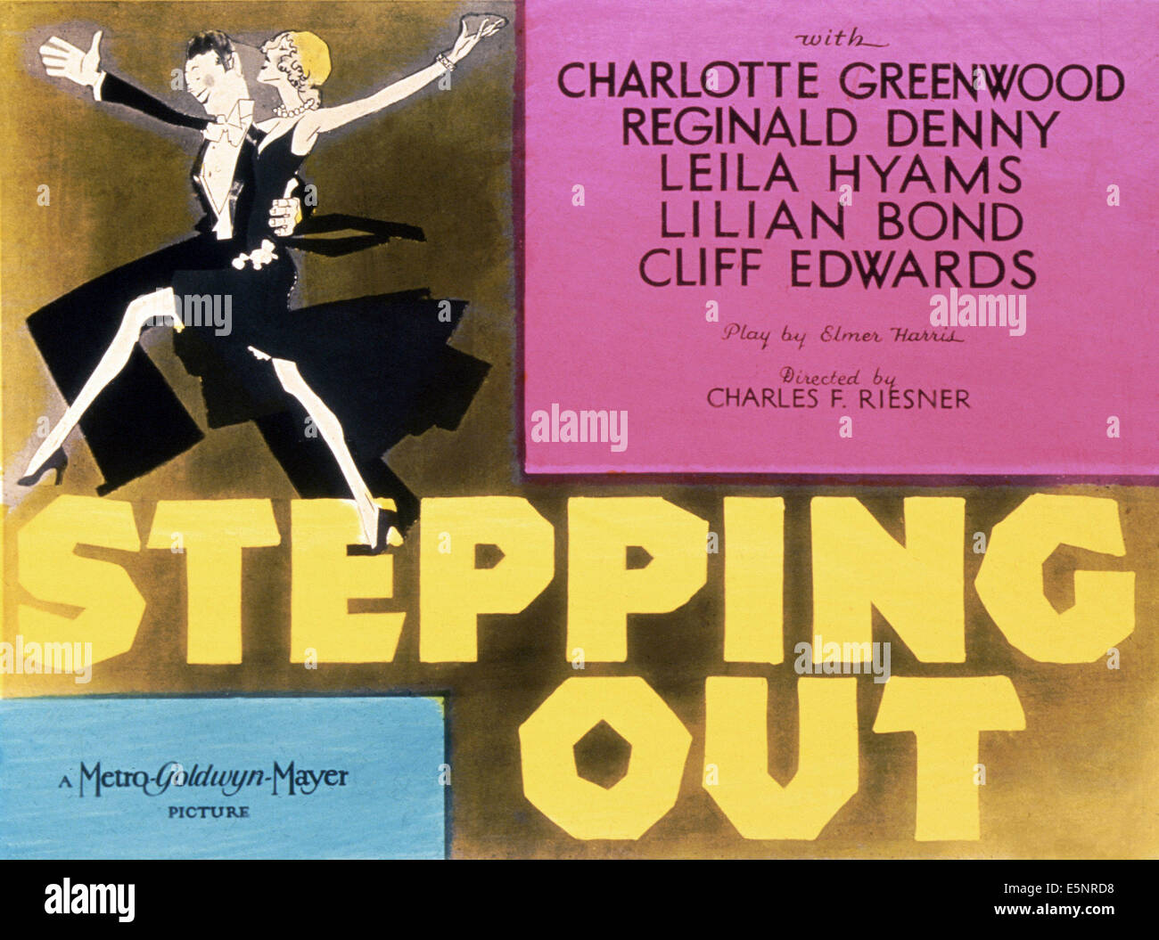 STEPPING OUT, US poster, 1931 Stock Photo - Alamy