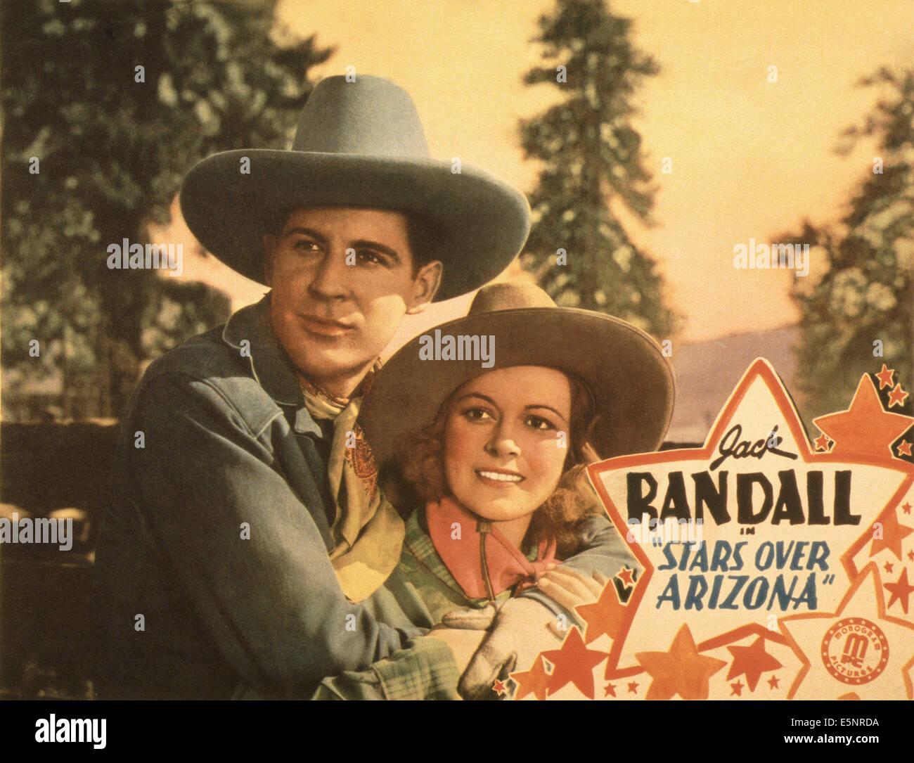 STARS OVER ARIZONA, US lobbycard, from left: Jack Randall, Kathleen ...