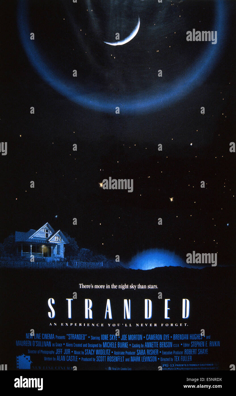 STRANDED, US poster, 1987, © New Line/courtesy Everett Collection Stock ...