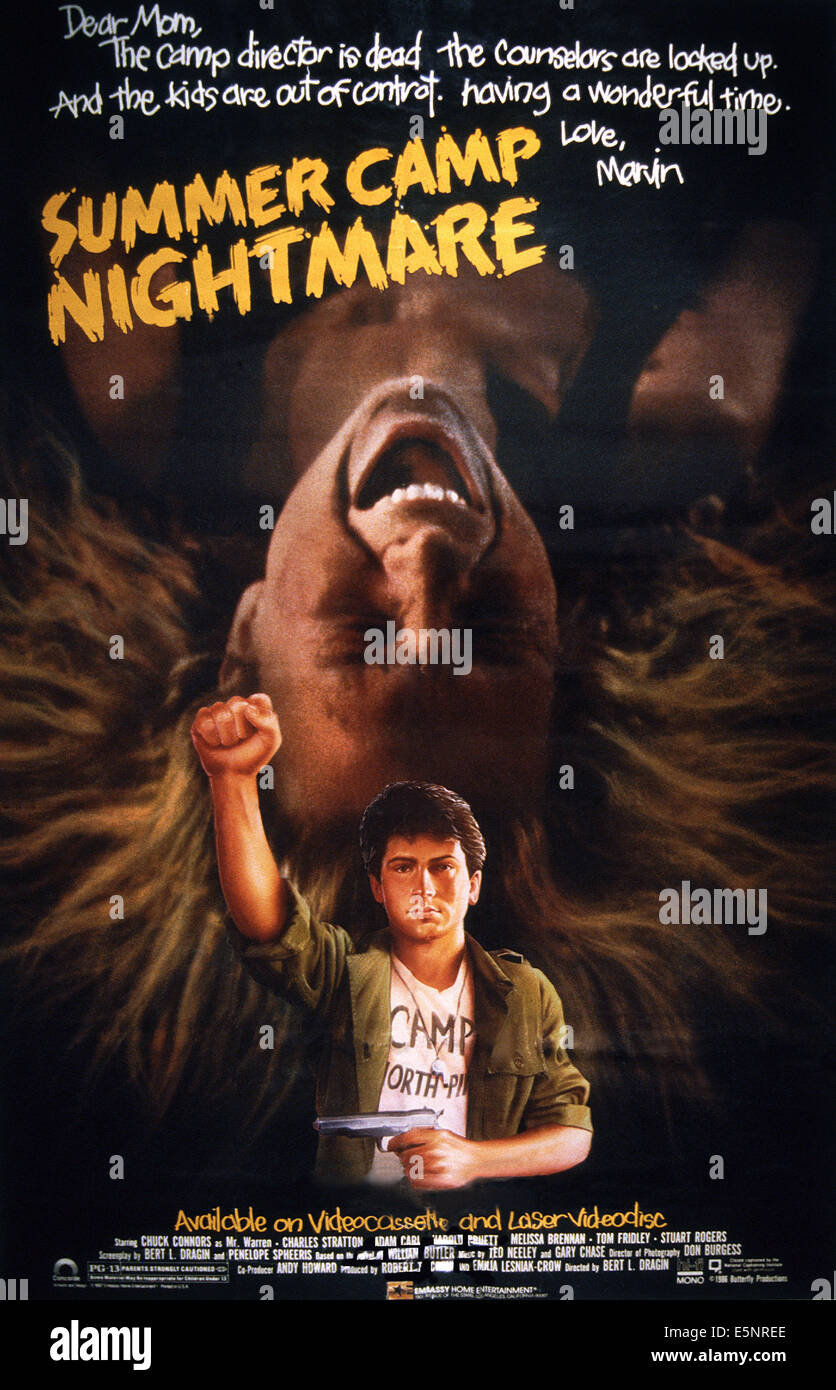 SUMMER CAMP NIGHTMARE, US poster art, 1987. ©Concorde Pictures/courtesy ...