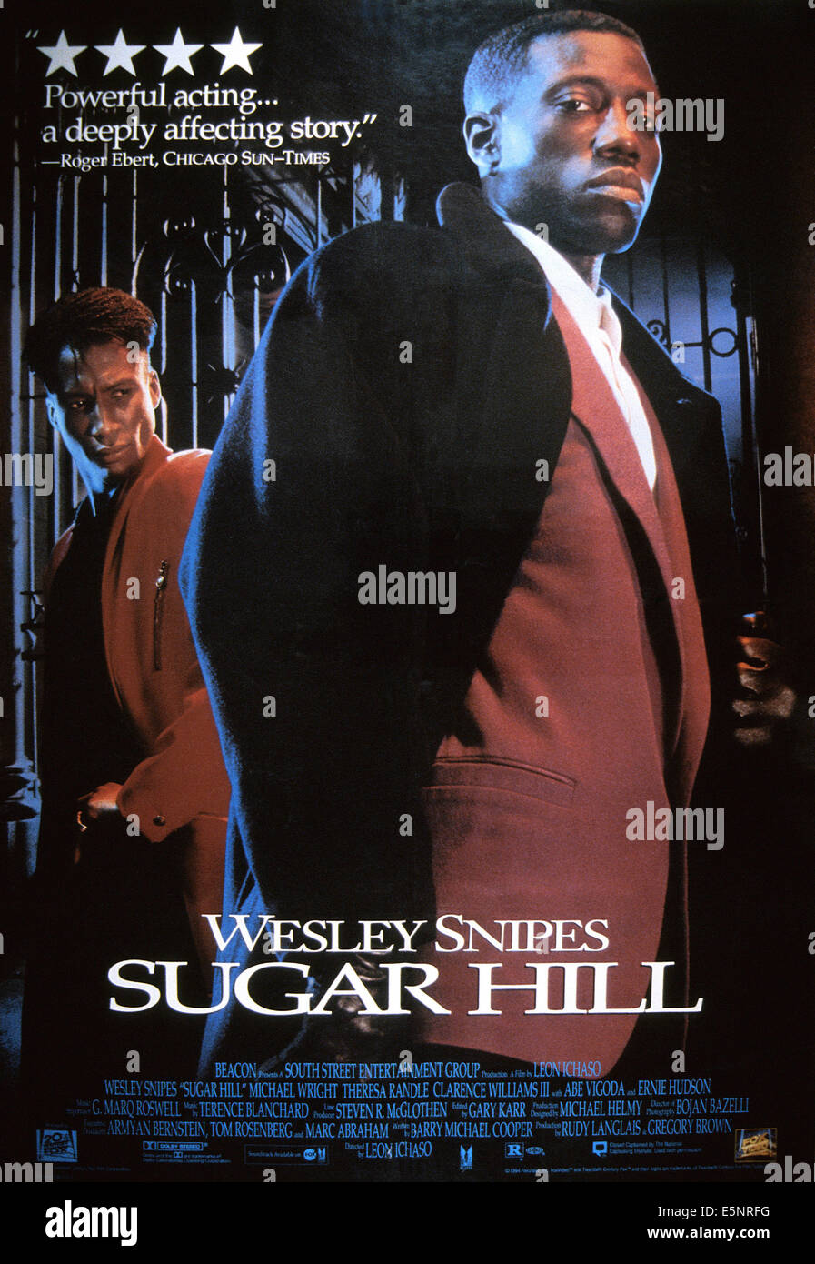 SUGAR HILL, US poster art, from left: Michael Wright, Wesley Snipes ...