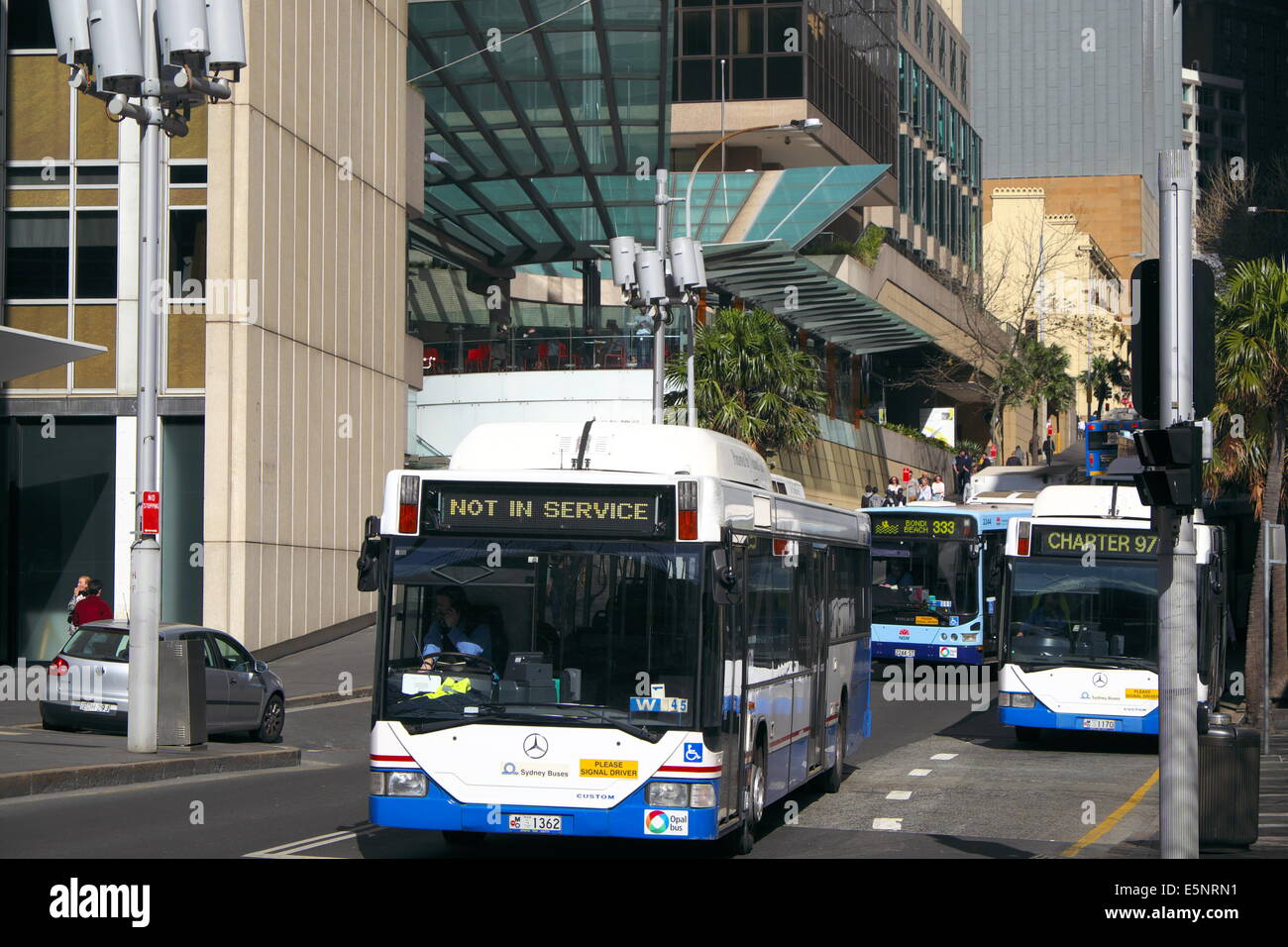 Sydney buses at Circular quay,Sydney,Australia Stock Photo - Alamy