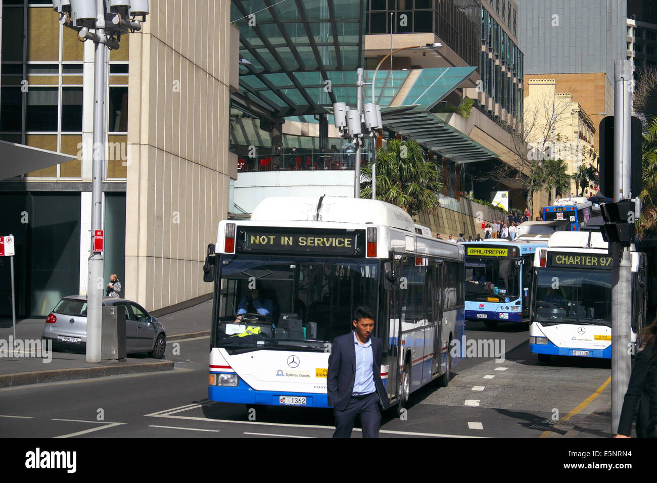 Sydney buses at Circular quay,Sydney,Australia Stock Photo - Alamy