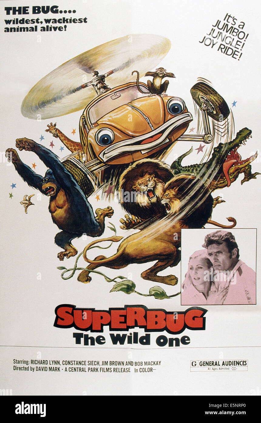 SUPERBUG, THE WILD ONE, US poster art, 1973 Stock Photo - Alamy