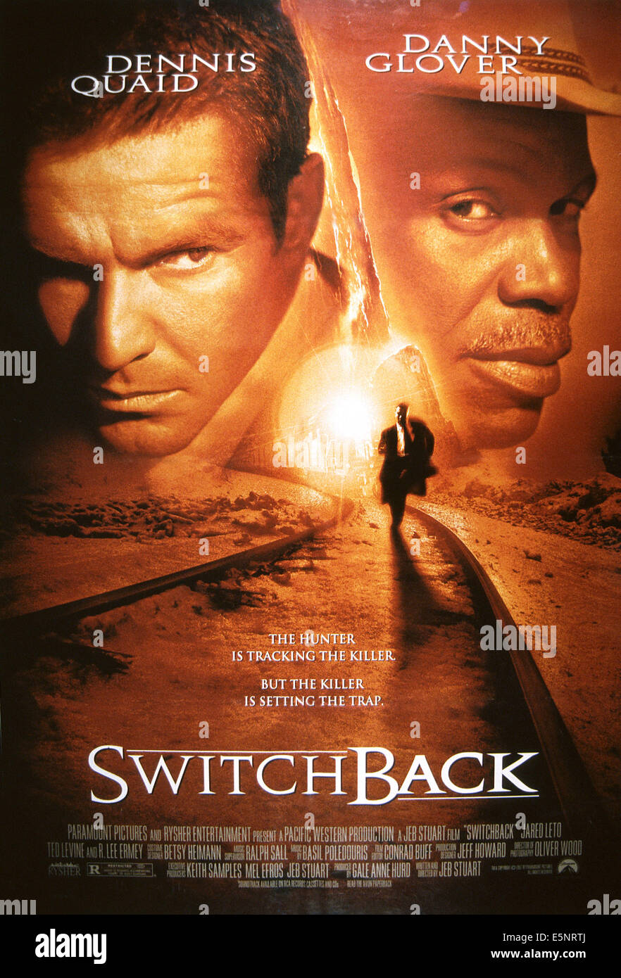 SWITCHBACK, US poster, from left: Dennis Quaid, Danny Glover, 1997 ...