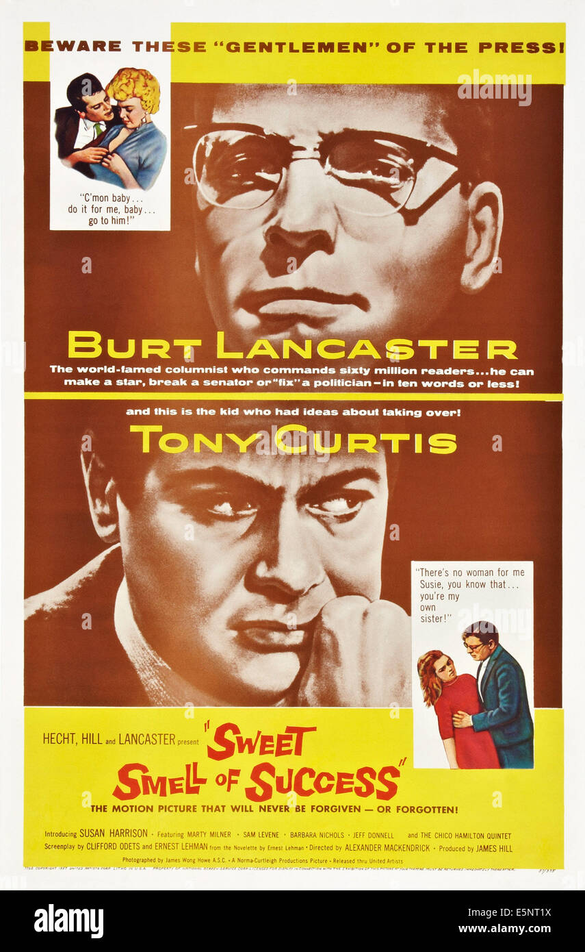 Sweet smell of success movie poster hi-res stock photography and images ...