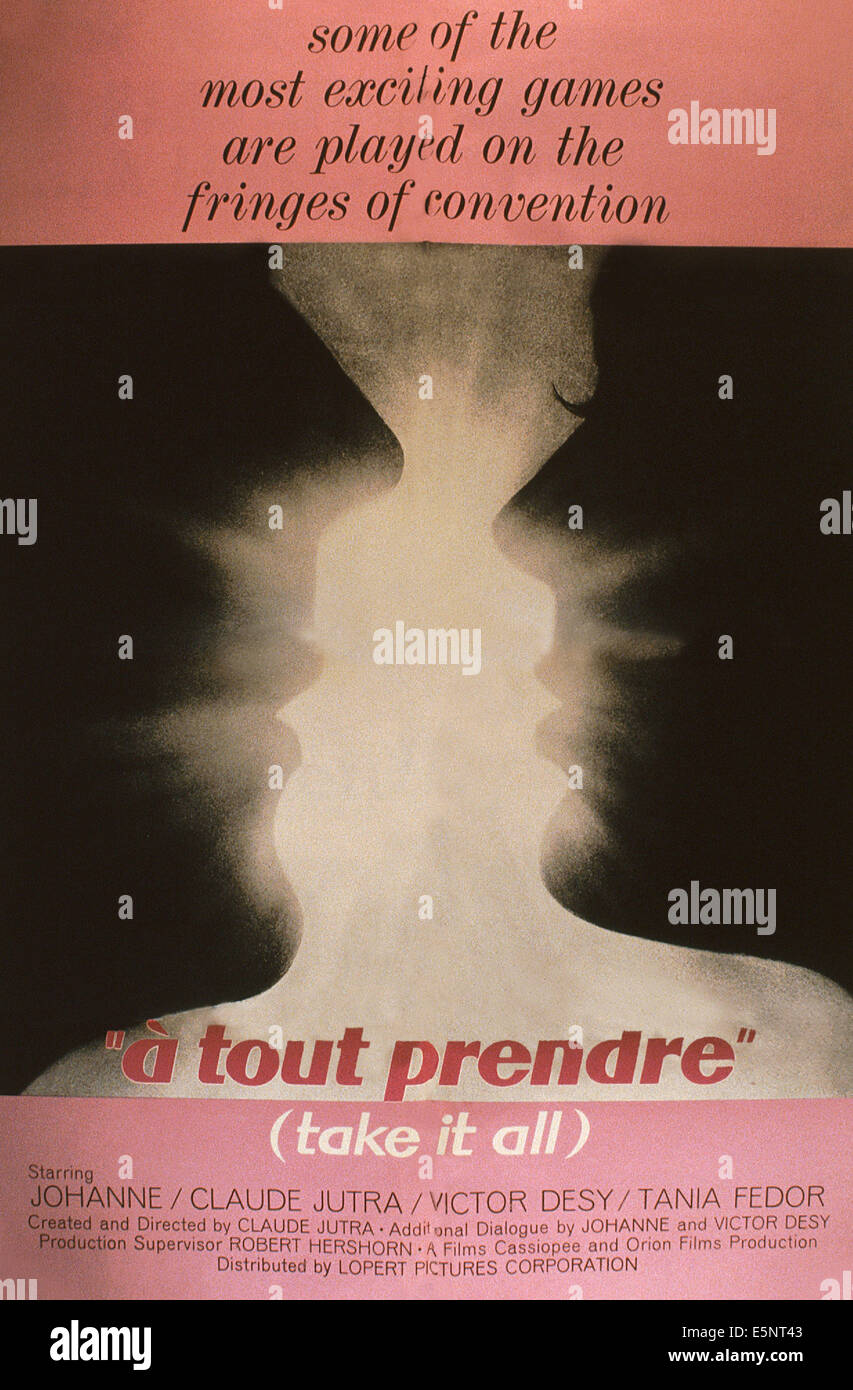 TAKE IT ALL, (aka A TOUT PRENDRE), US poster, 1963 Stock Photo - Alamy
