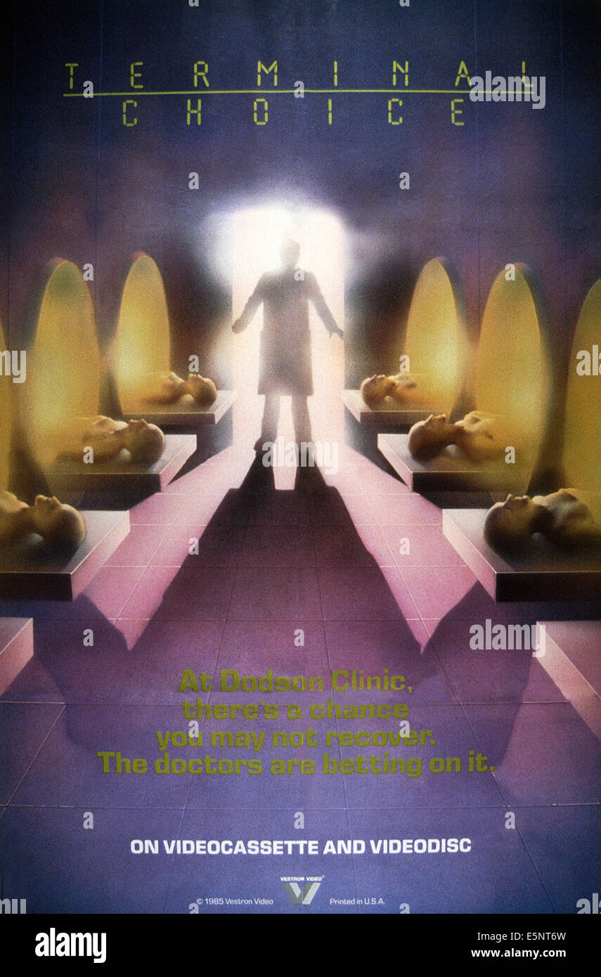 TERMINAL CHOICE, US poster, 1985. © Almi Pictures/courtesy Everett ...