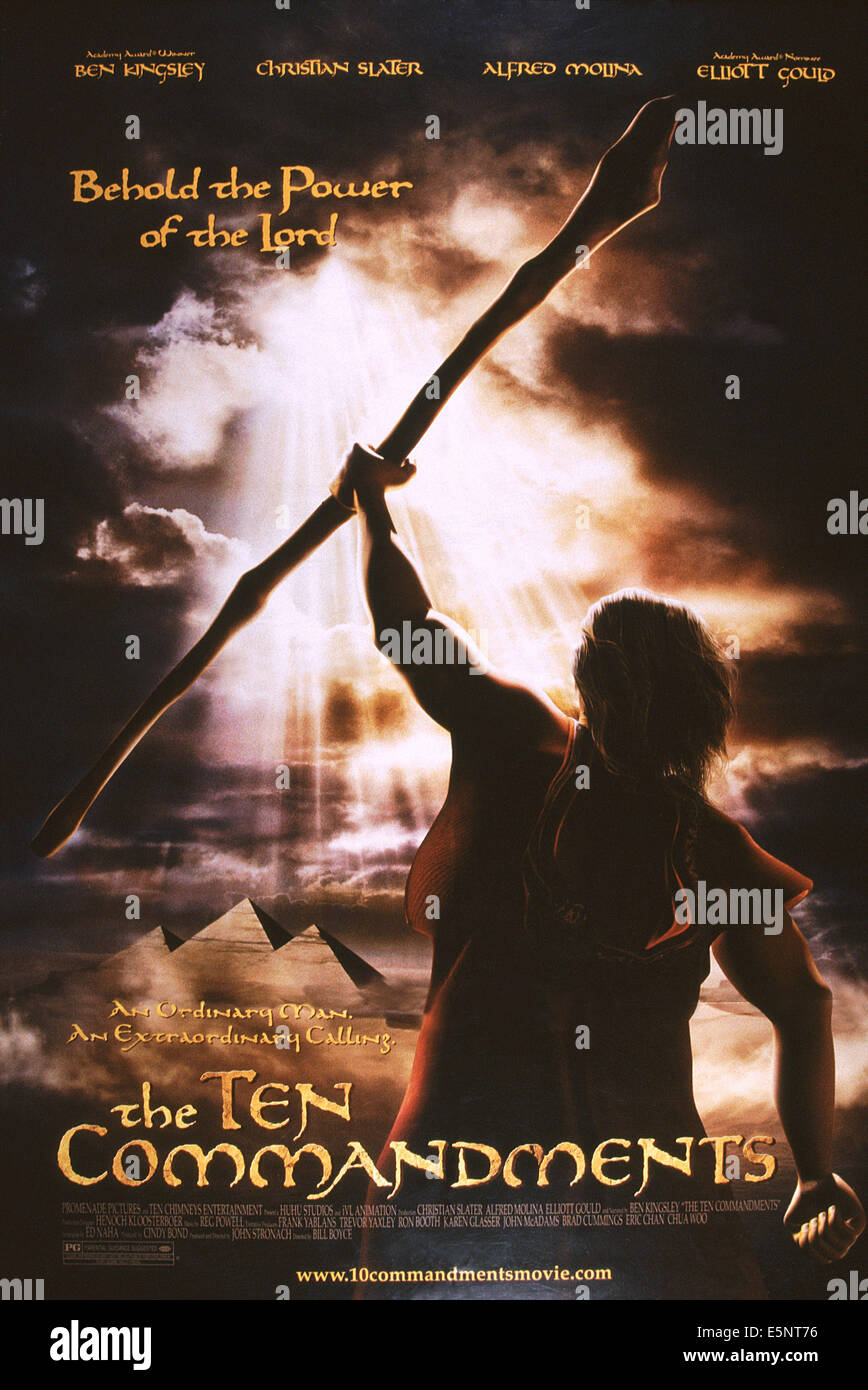 The ten commandments poster hi-res stock photography and images - Alamy