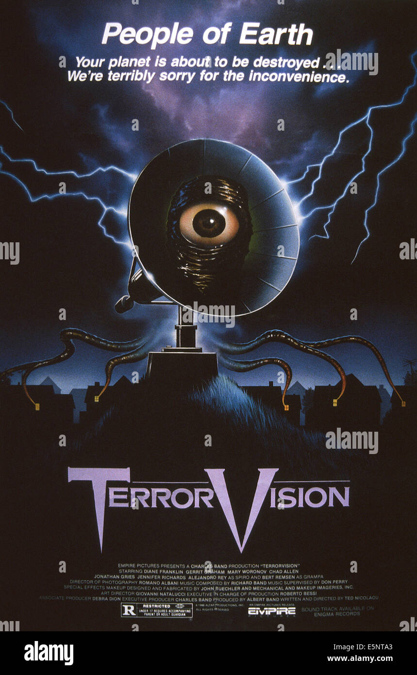 TERRORVISION, US poster, 1986, © Empire Pictures/courtesy Everett ...