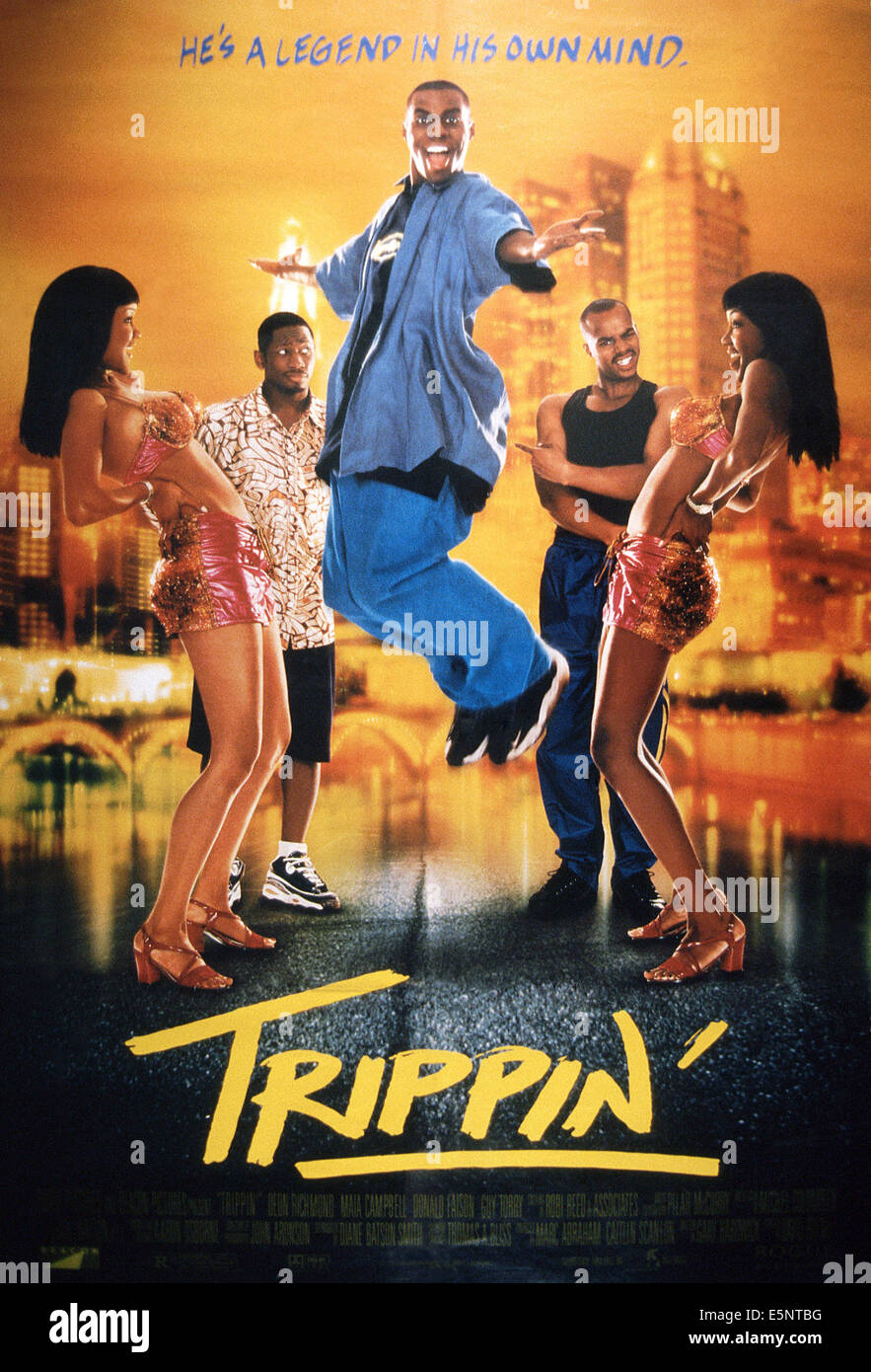 TRIPPIN', US poster, left from second left: Guy Torry, Deon Richmond ...