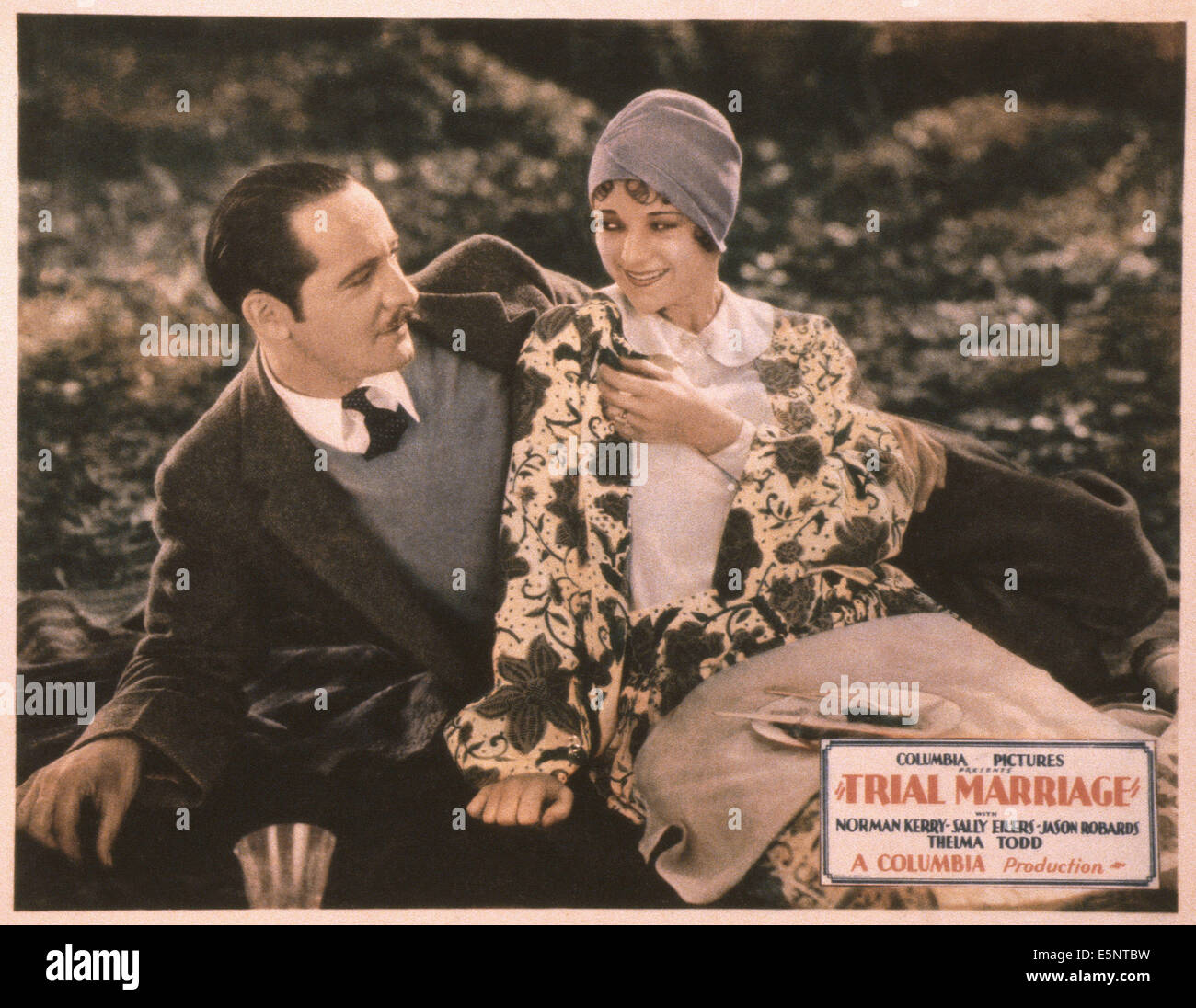 TRIAL MARRIAGE, US lobbycard, from left: Norman Kerry, Sally Eilers ...
