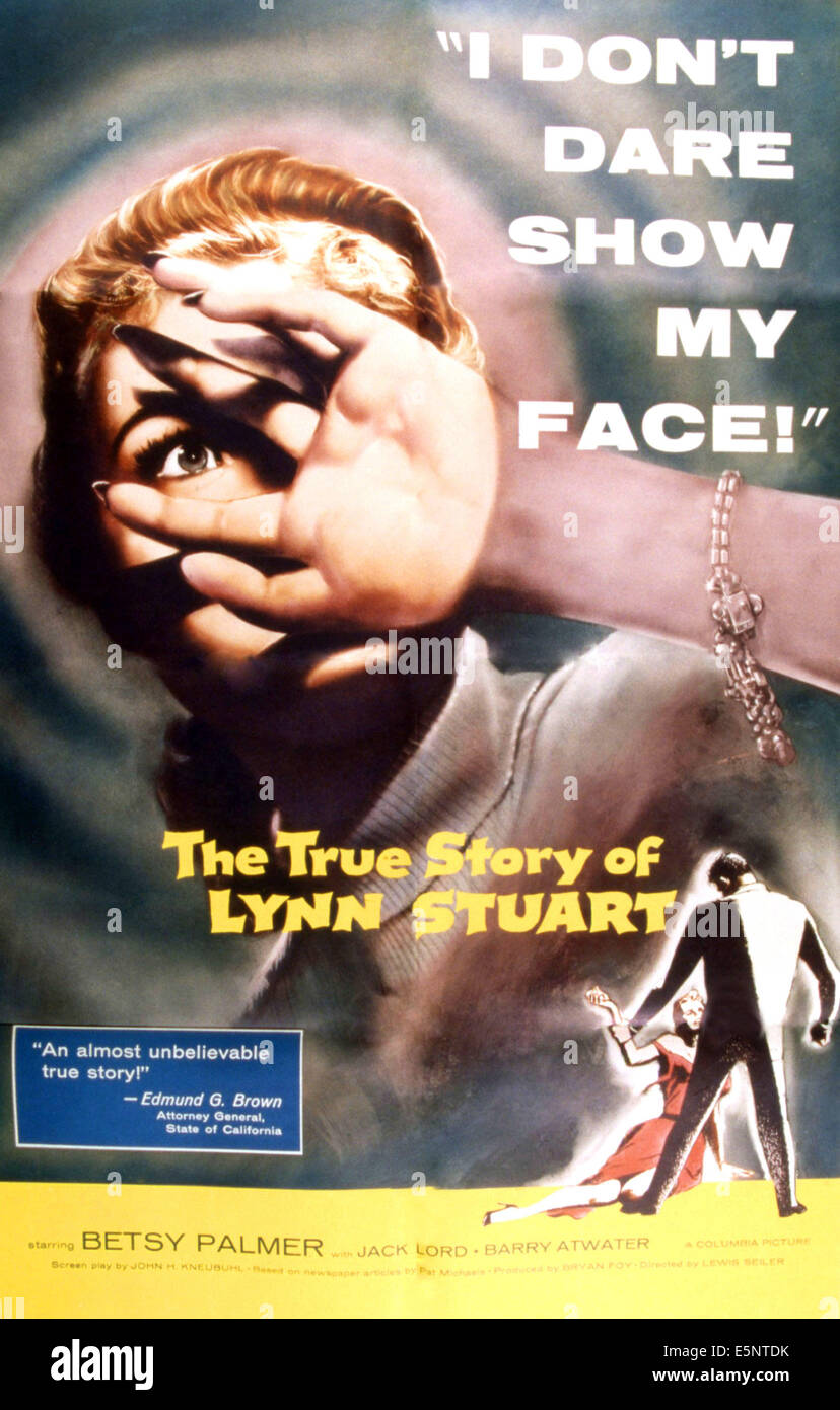 THE TRUE STORY OF LYNN STUART, 1958 Stock Photo - Alamy