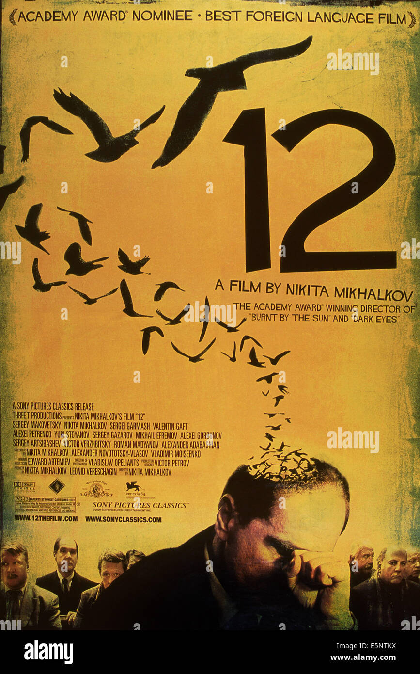 12, (aka TWELVE), US poster, Valentin Gaft, 2007, © Sony Pictures ...