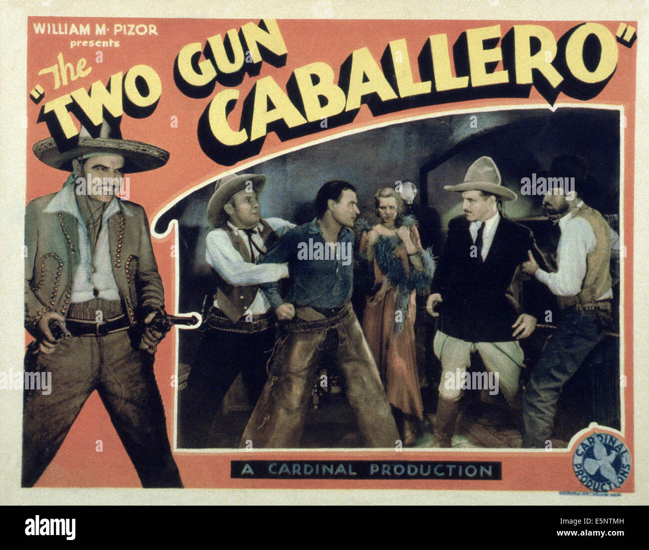 THE TWO GUN CABALLERO, US lobbycard, Robert Frazer, (left), 1931 Stock ...