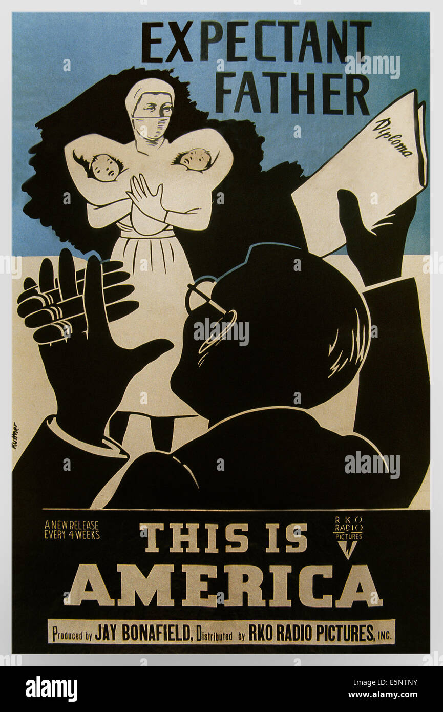 1950s america poster hi-res stock photography and images - Alamy