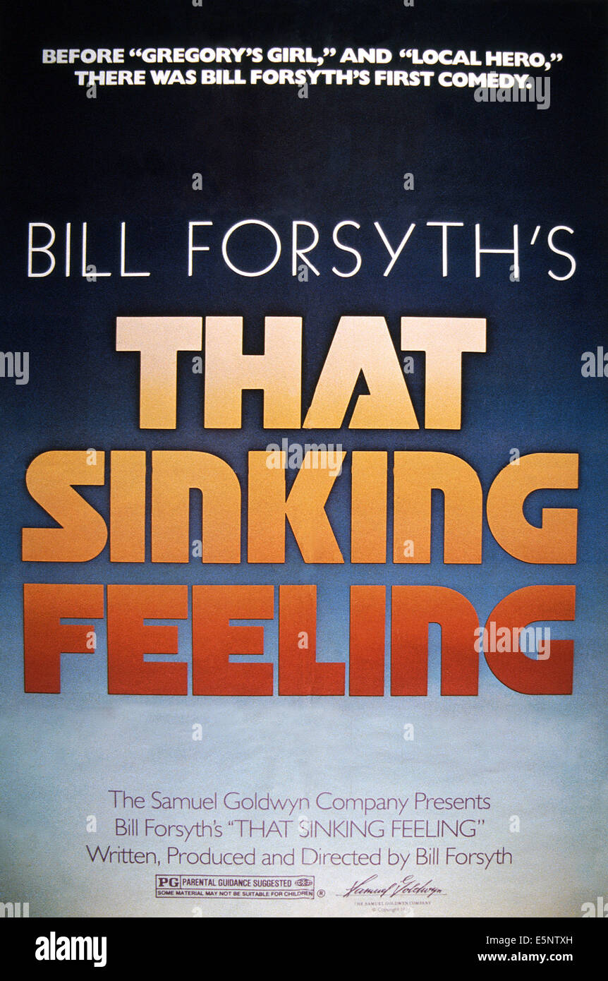 THAT SINKING FEELING, US poster art, 1980. ©Samuel Goldwyn Company ...