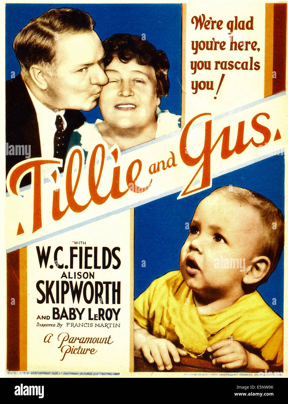 TILLIE AND GUS, top left from left: W.C. Fields, Alison Skipworth ...