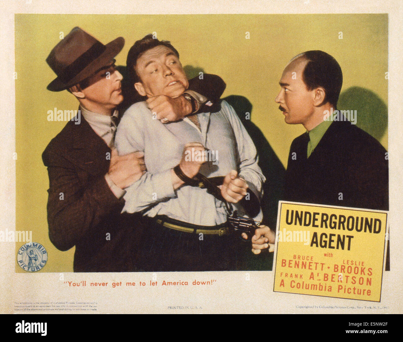 Underground agent us lobbycard crane hi-res stock photography and images - Alamy